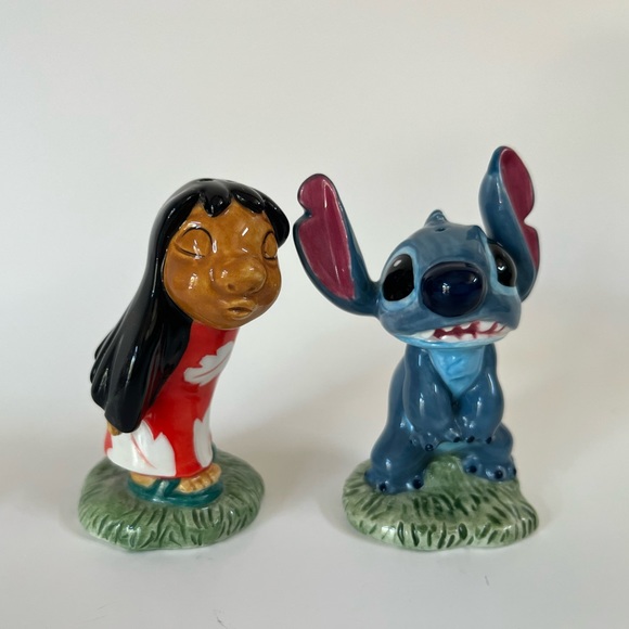 Disney | Dining | Rare Lilo Stitch Salt And Pepper Shakers | Poshmark